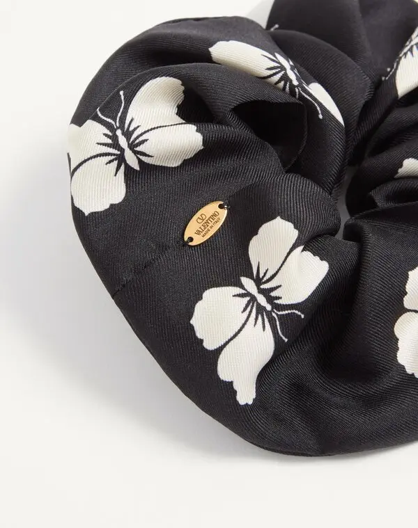 Valentino Garavani Butterfly-print Hair Tie