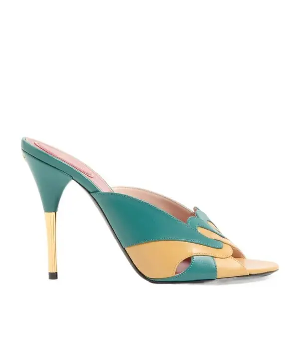 Valentino Garavani Oline Kidskin Slide Sandal 105mm