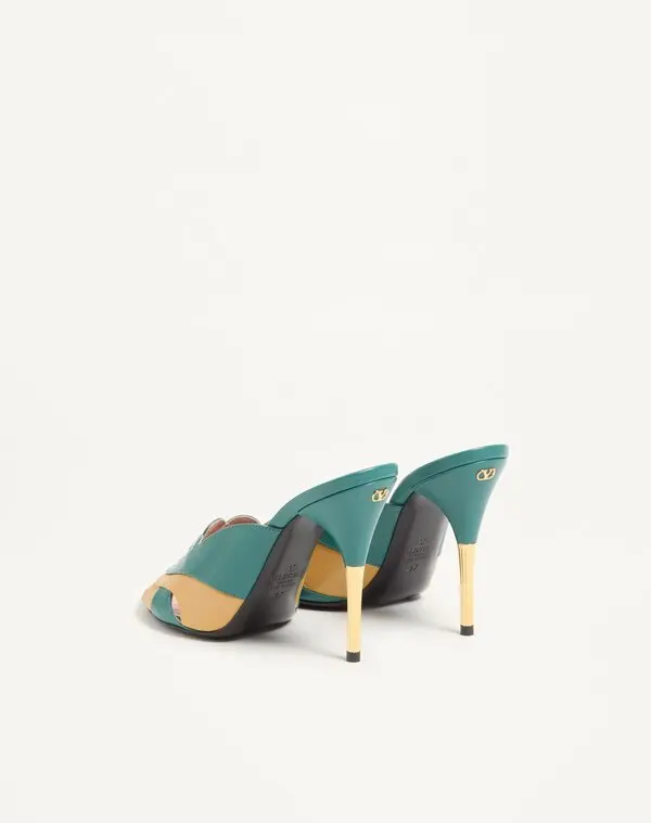Valentino Garavani Oline Kidskin Slide Sandal 105mm