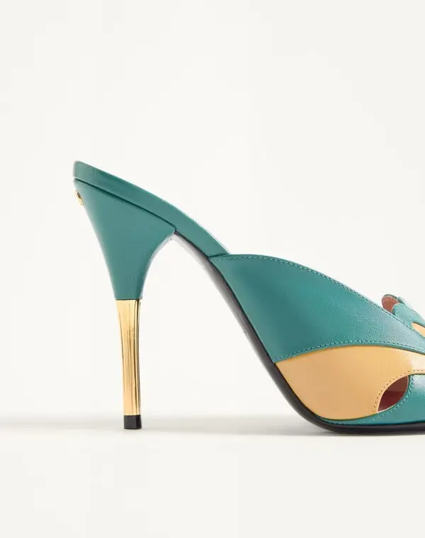 Valentino Garavani Oline Kidskin Slide Sandal 105mm