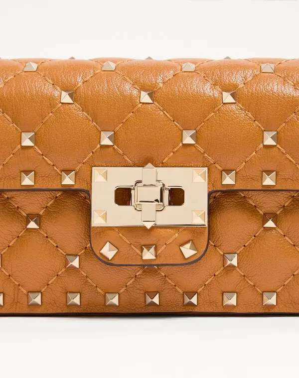 Valentino Garavani Rockstud Spike Small Shoulder Bag In Kidskin