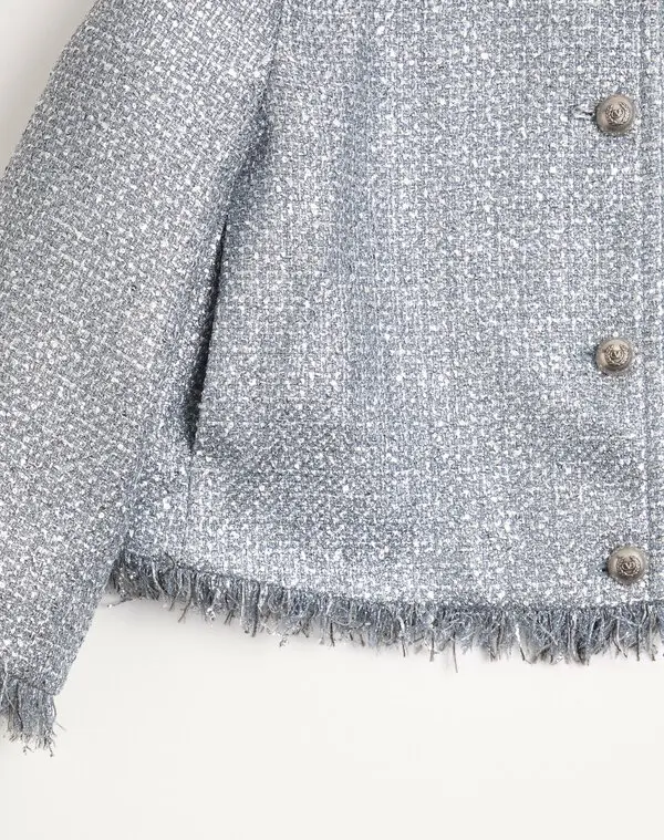 Valentino Garavani Caban In Lurex Basket Weave