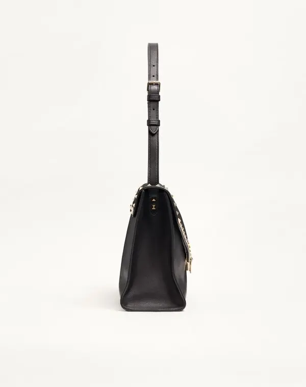 Valentino Garavani Rockstud Maxxing Medium Shoulder Bag In Smooth Calfskin