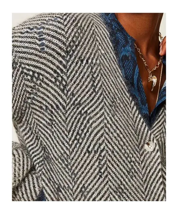 TWINSET Cropped Balloon-sleeve Cardigan