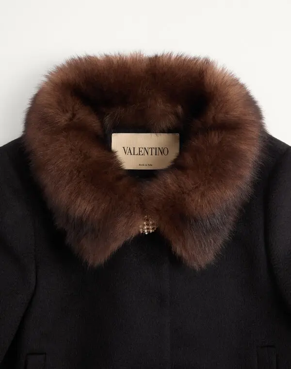 Valentino Garavani Baby Camel Drap Jacket
