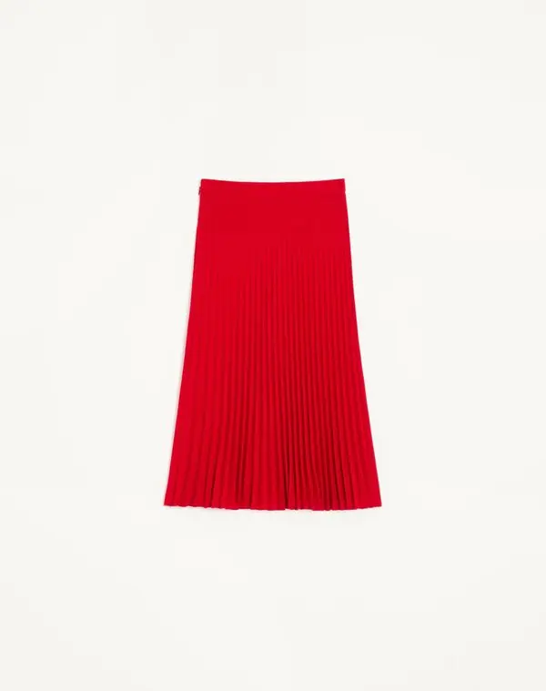 Valentino Garavani Wool Midi Skirt