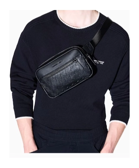 Armani Exchange Logo-embossed Belt Bag