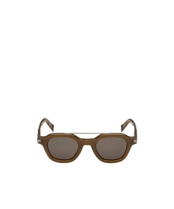 Zegna Geometric Sunglasses