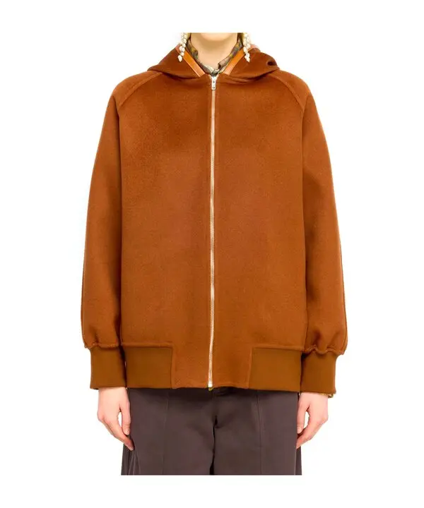 SEMICOUTURE Zip-up Hooded Jacket