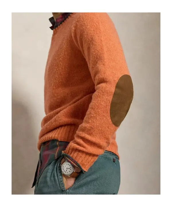 Polo Ralph Lauren Elbow-patch Raglan-sleeve Sweater