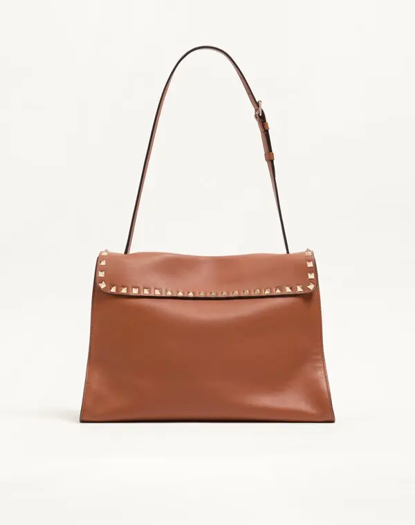 Valentino Garavani Rockstud Maxxing Medium Shoulder Bag In Smooth Calfskin