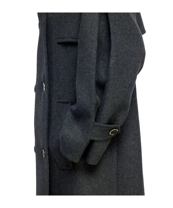 SEMICOUTURE Belted Double-breasted Coat