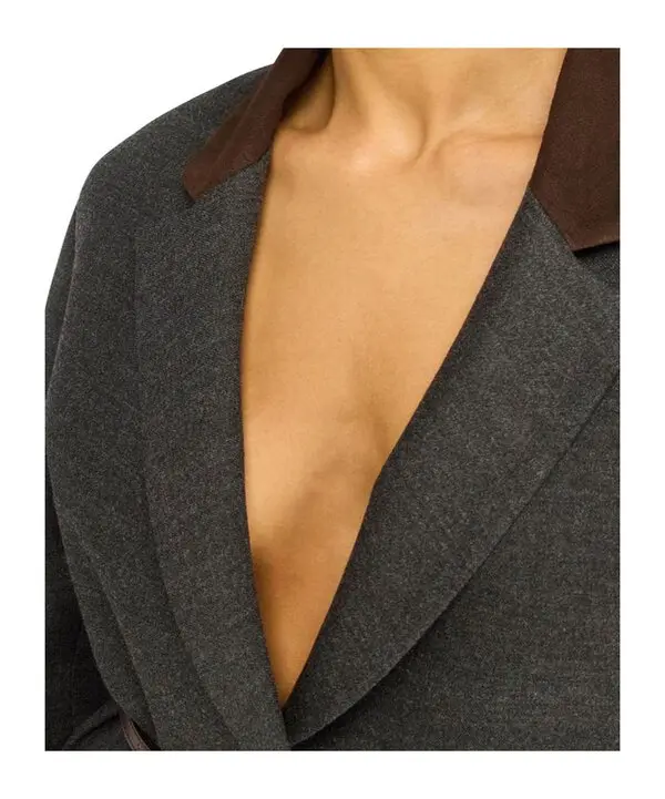SEMICOUTURE Belted Oversized Blazer