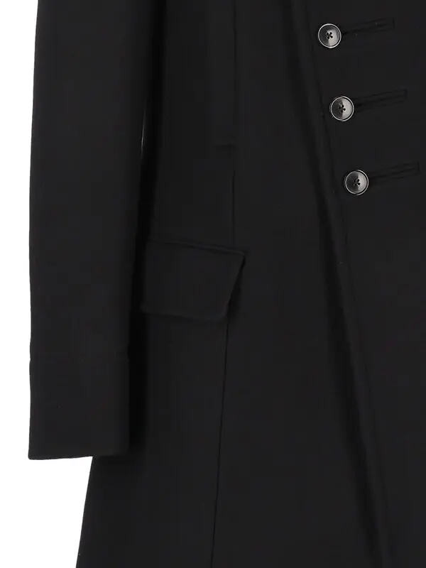 Dries Van Noten Ralen Asymmetric Long Coat