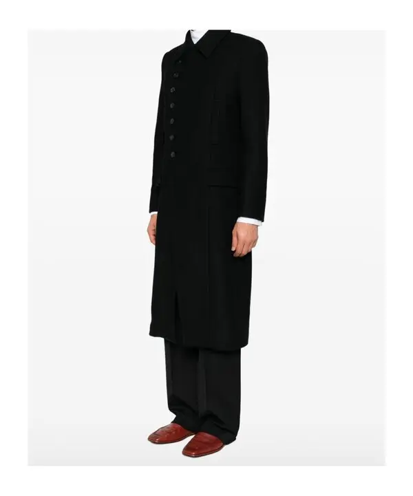 Dries Van Noten Ralen Asymmetric Long Coat