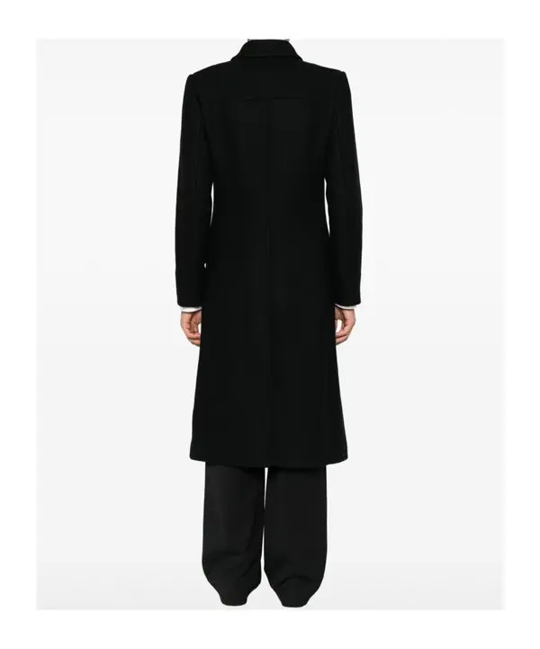 Dries Van Noten Ralen Asymmetric Long Coat