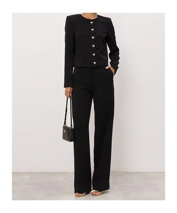 TWINSET Pleated-detail Zip-fly Casual Trousers