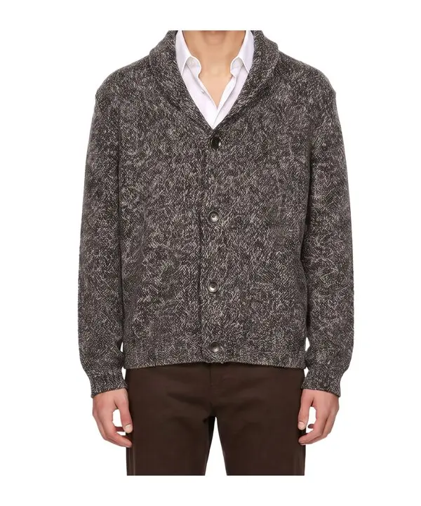 Tagliatore Long-sleeved Buttoned Cardigan
