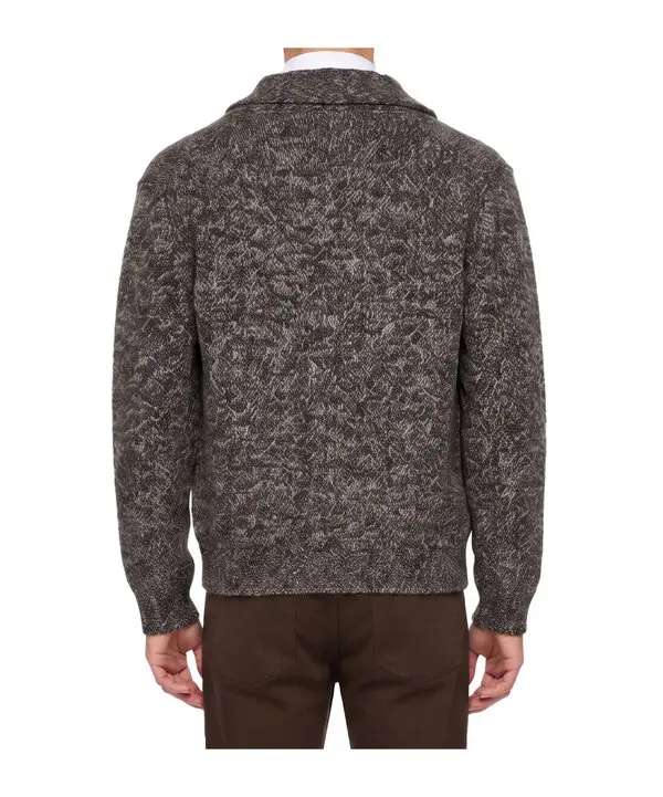 Tagliatore Long-sleeved Buttoned Cardigan