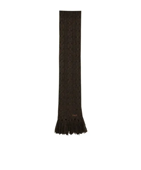 COACH Cable-knit Scarf