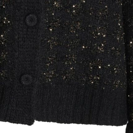 TWINSET Houndstooth Knit Sweater - Black