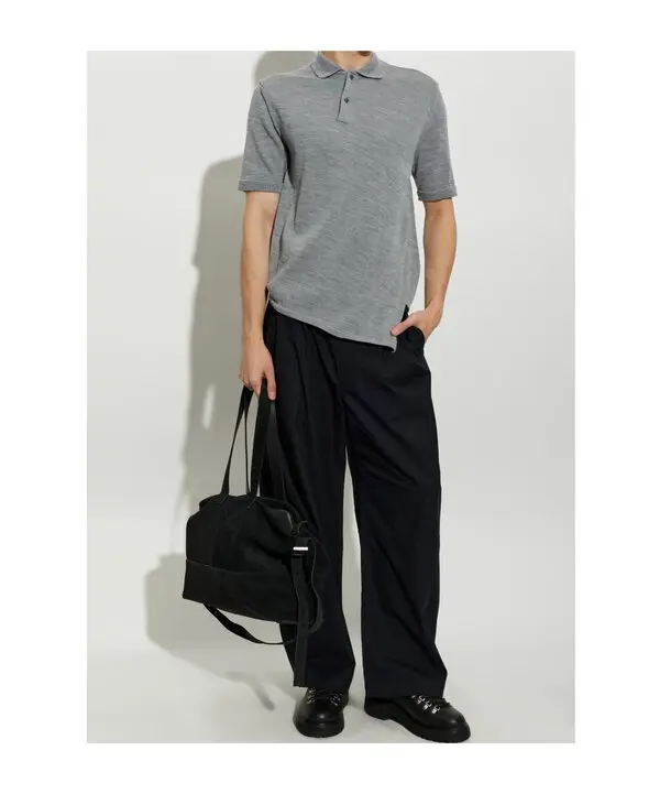 Comme Des Garçons Short-sleeved Polo Shirt With A Collar