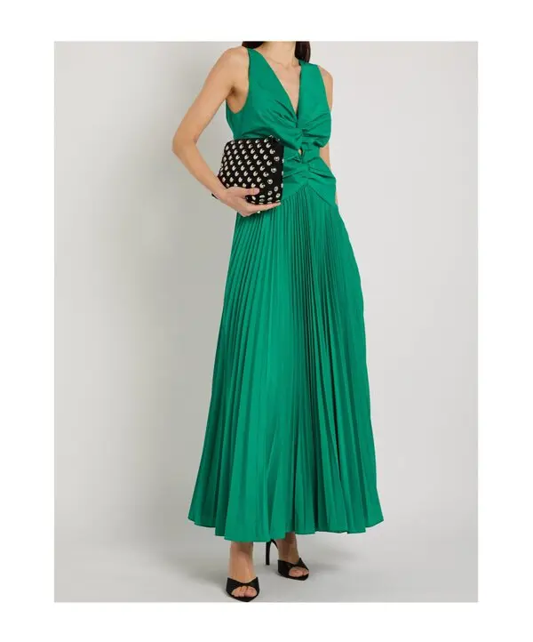 Simkhai Pleated Midi Dress