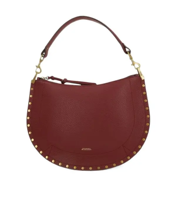 Isabel Marant Étoile Logo Stamp Shoulder Bag - Deep Red