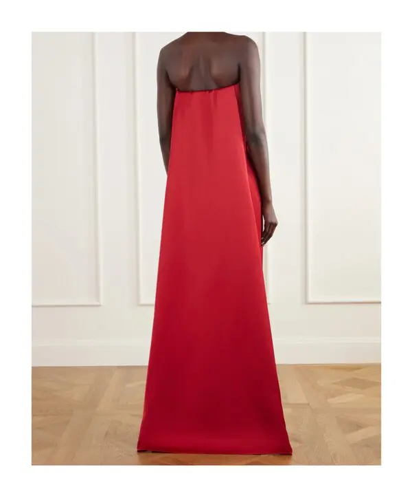 Simkhai Dinah Strapless Satin Gown