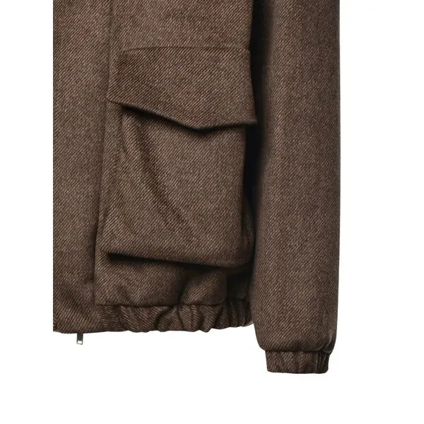 THE FRANKIE SHOP High-neck Long-sleeve Casual Jacket