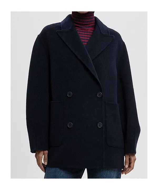 TWINSET Double-breasted Long-sleeved Coat