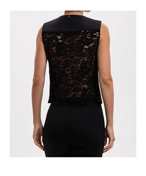 TWINSET Single-breasted V-neck Vest