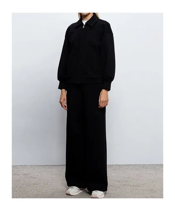 TWINSET Collared Zip-up Sweatshirt And Sweatpants Set