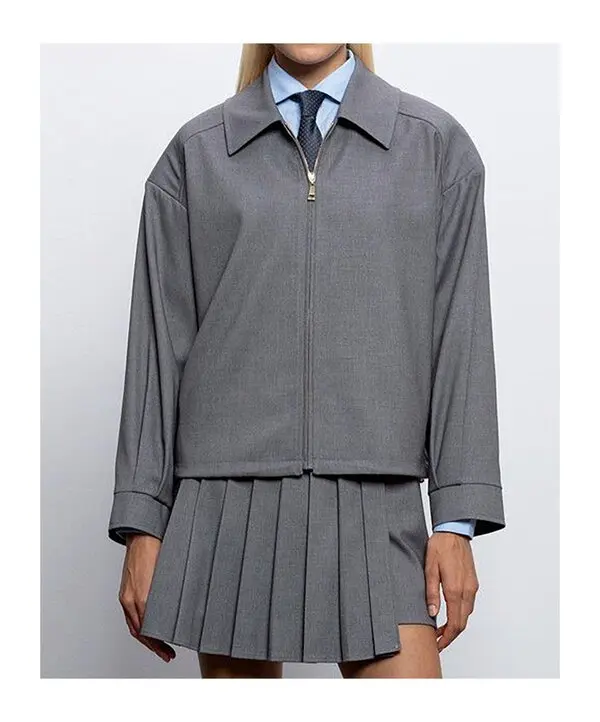 TWINSET Classic Zip-up Casual Jacket