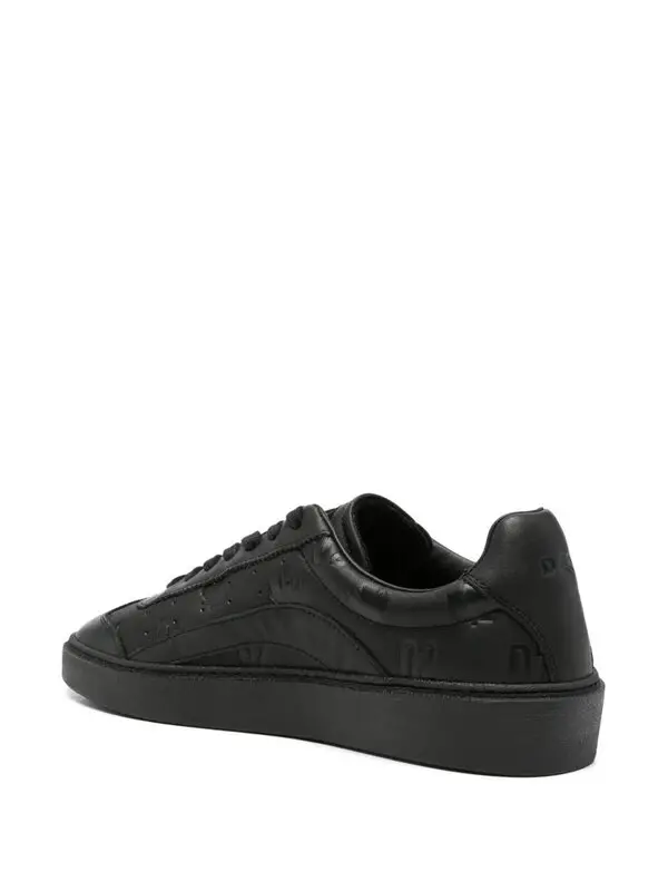 Dsquared2 Rider Logo-embossed Leather Sneakers