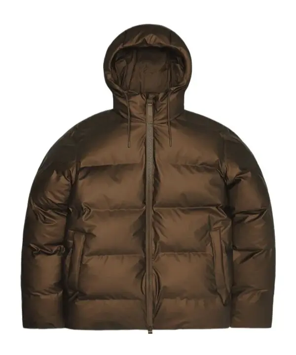 Rains Long-sleeved Hooded Padded Jacket
