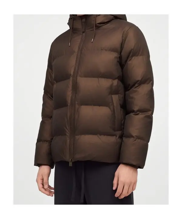 Rains Long-sleeved Hooded Padded Jacket