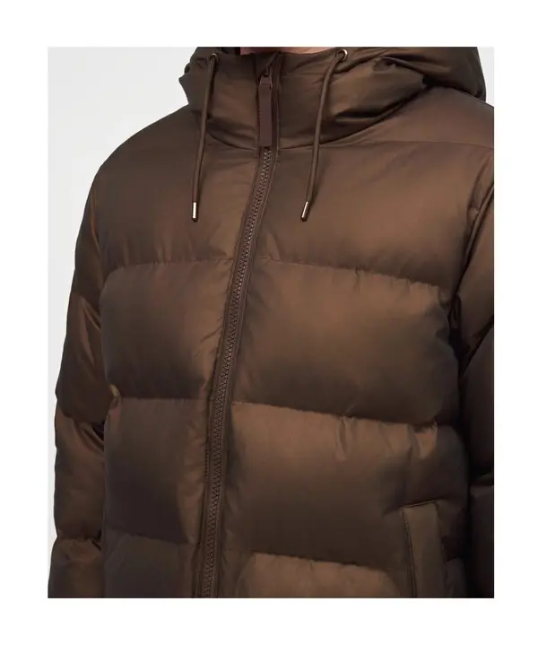 Rains Long-sleeved Hooded Padded Jacket