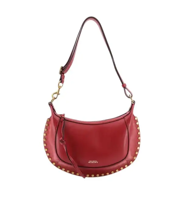 Isabel Marant Étoile Studded Shoulder Bag - Red