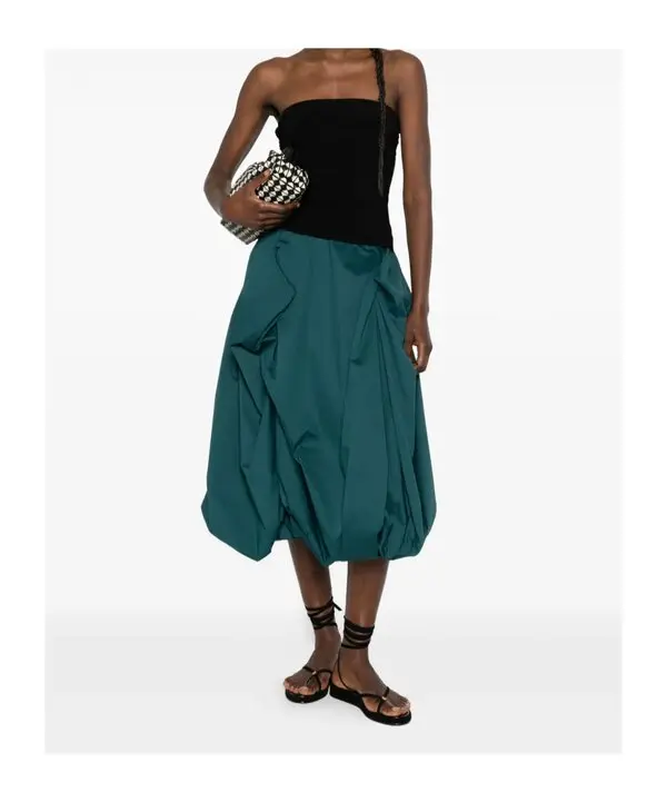 Norma Kamali Pleated Sleeveless Top
