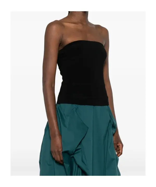 Norma Kamali Pleated Sleeveless Top