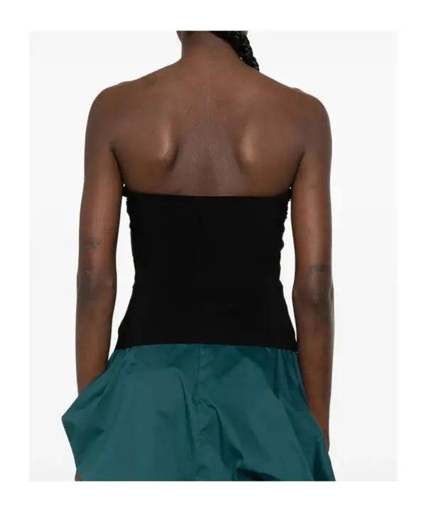 Norma Kamali Pleated Sleeveless Top