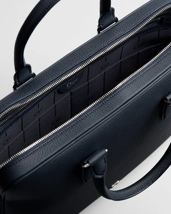 Dior Cd Icon Zipped Briefcase