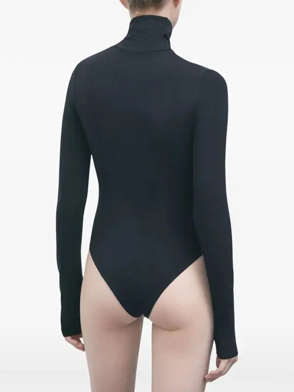 Patrizia Pepe Long-sleeved Turtleneck Bodysuit