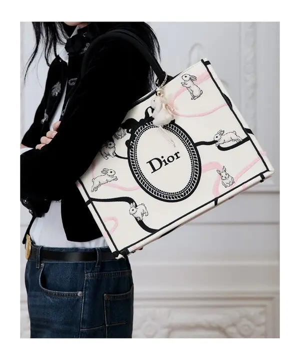 Dior Medium Book Tote With Strap