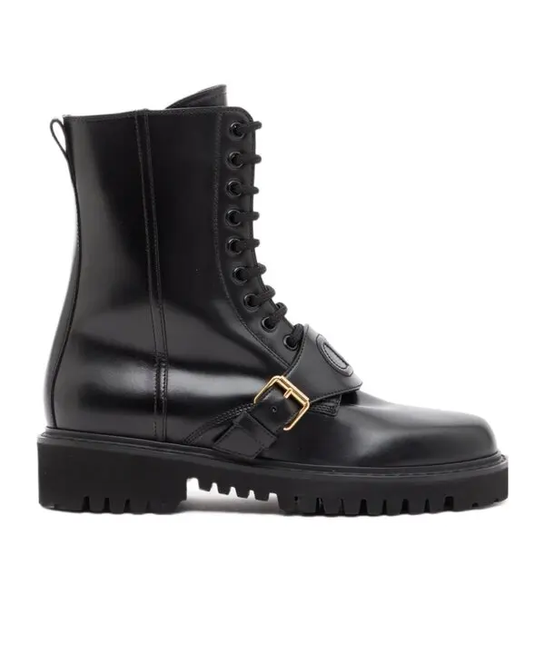 Valentino Garavani Round-toe Short Boots