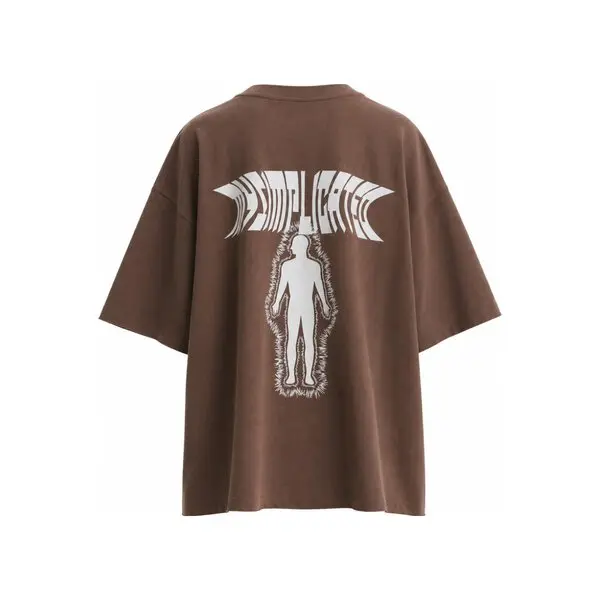 MYSIMPLICATED Oversized T-shirt With Frequency Earth Design W