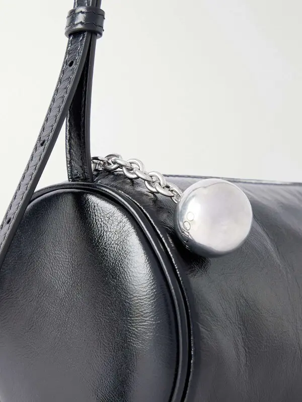 JIMMY CHOO Tube Mini Leather Shoulder Bag