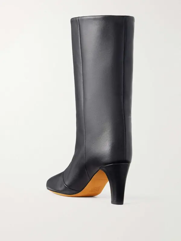 MARYAM NASSIR ZADEH Sandra 95 Paneled Leather Knee Boots