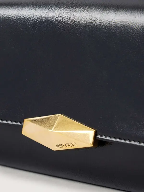 JIMMY CHOO Cinch Leather Clutch